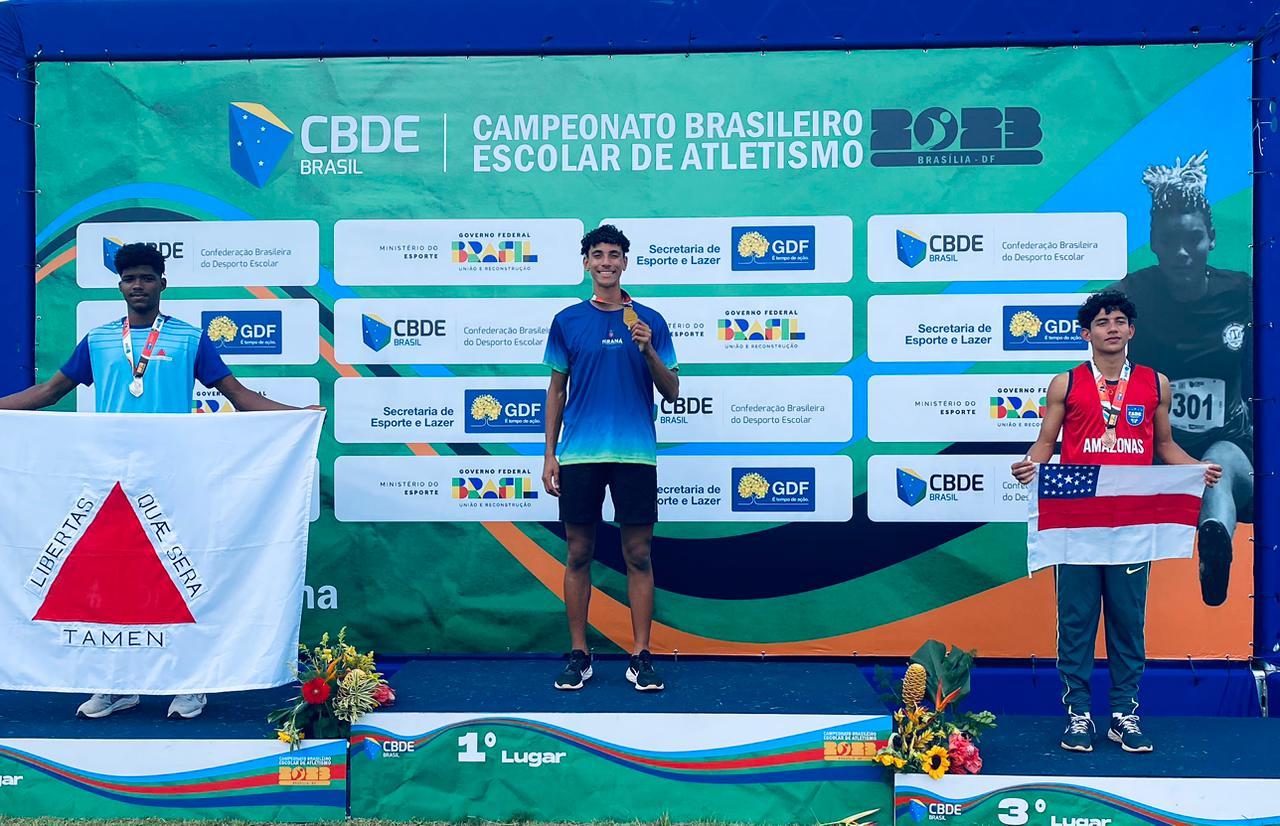 É ouro! 🏅 Eric Guedes vai para o Mundial Escolar de Atletismo - Blog ...
